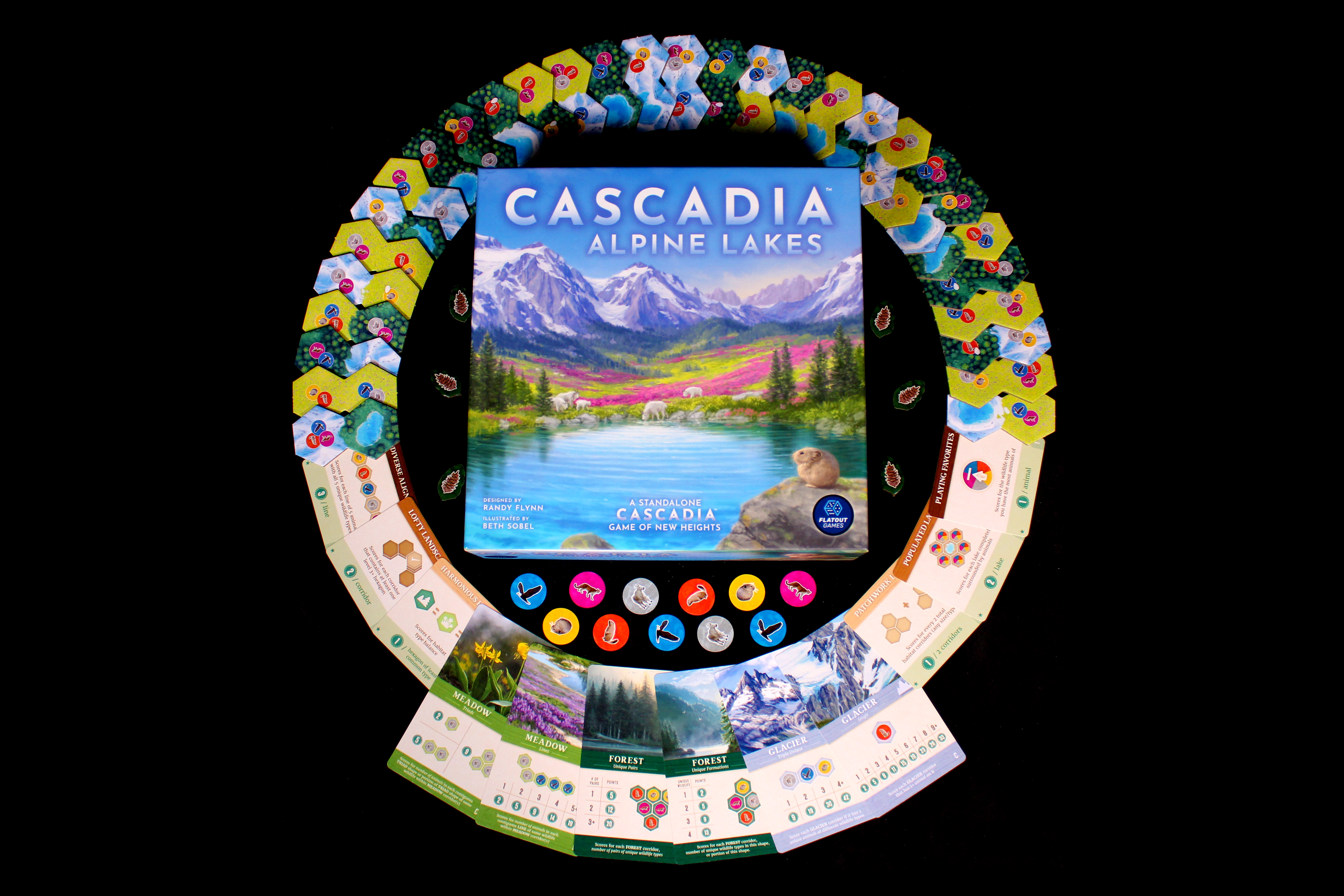 Discover Cascadia: Alpine Lakes - A New Tile-Laying Adventure